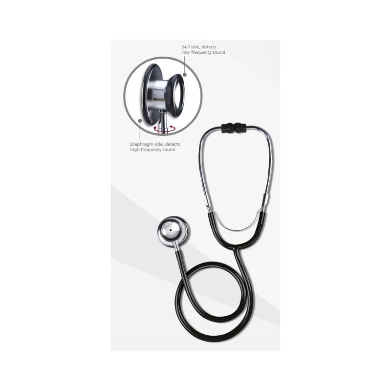 Rossmax - Estetoscópio cabeça dupla, Ø47mm, EB100